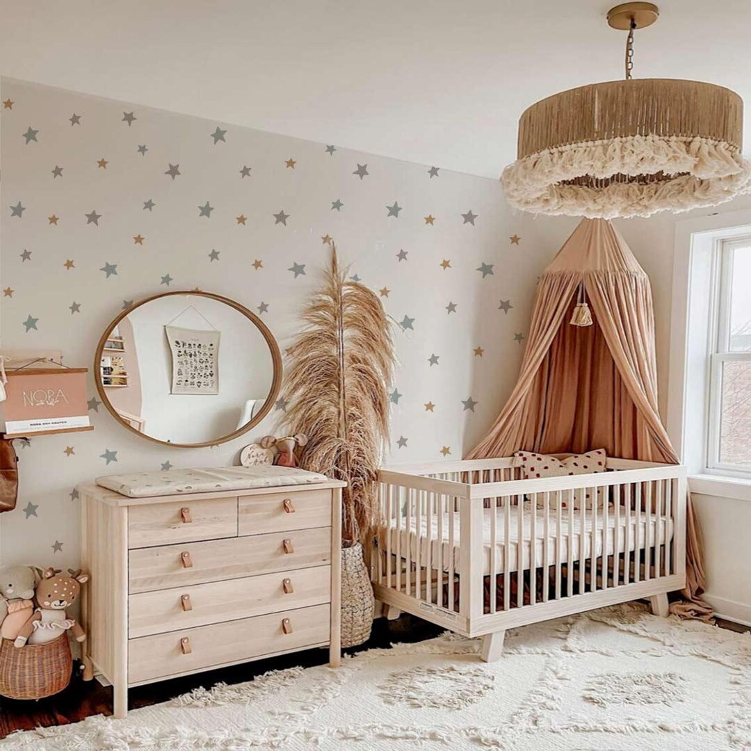Stars Wallpaper for a Children's Room, Emily Design 1 - Etsy UK