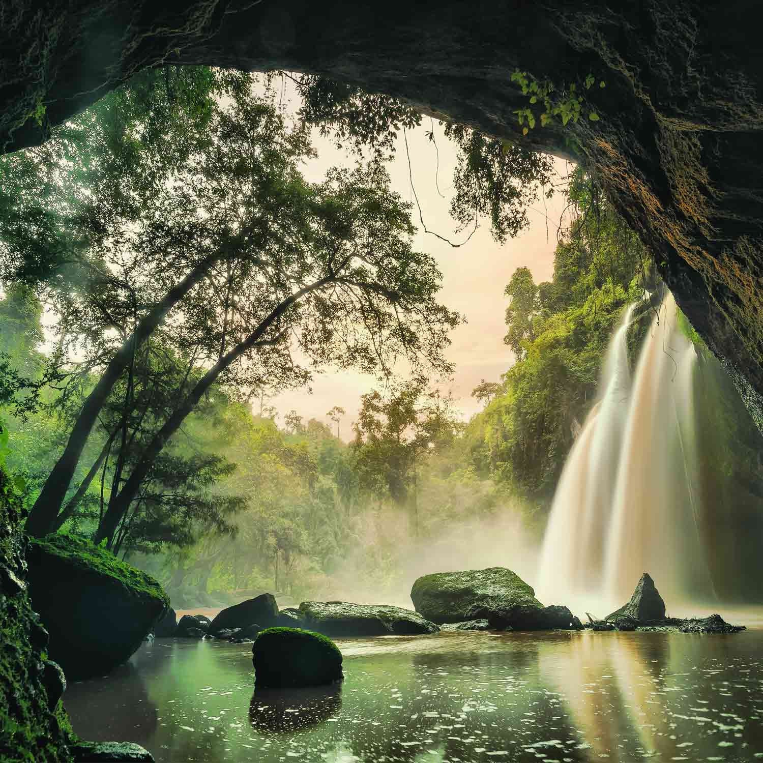 Waterfall Wallpaper for the Bedroom Room 4 - Etsy