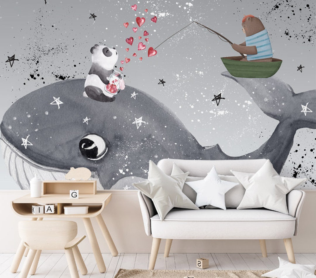 Wallpaper for a Children's Room, Emma Style 1 - Etsy