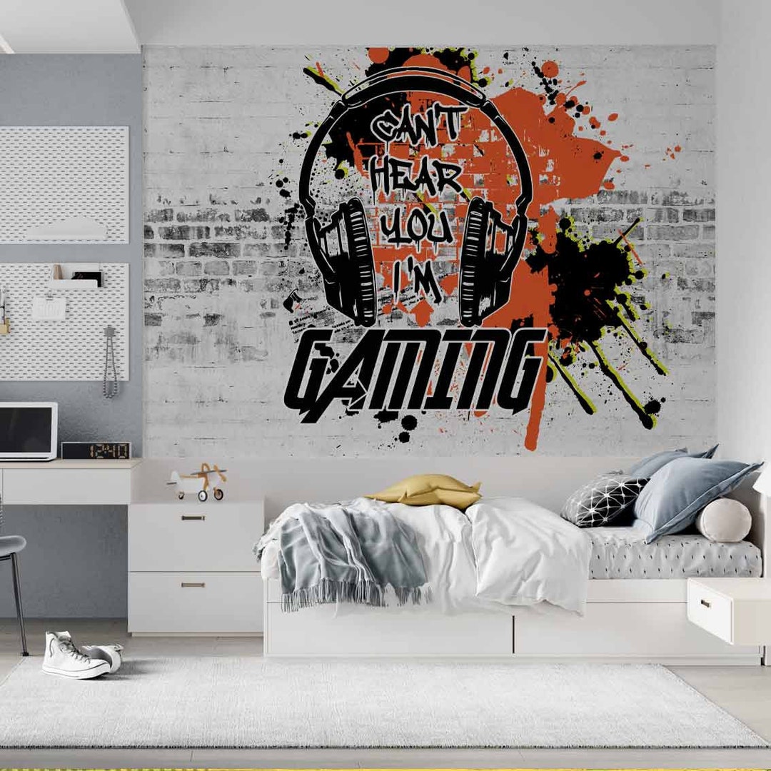 Gamer Wallpaper for a Children's Room, Joey Style 104 . You Can Add the ...