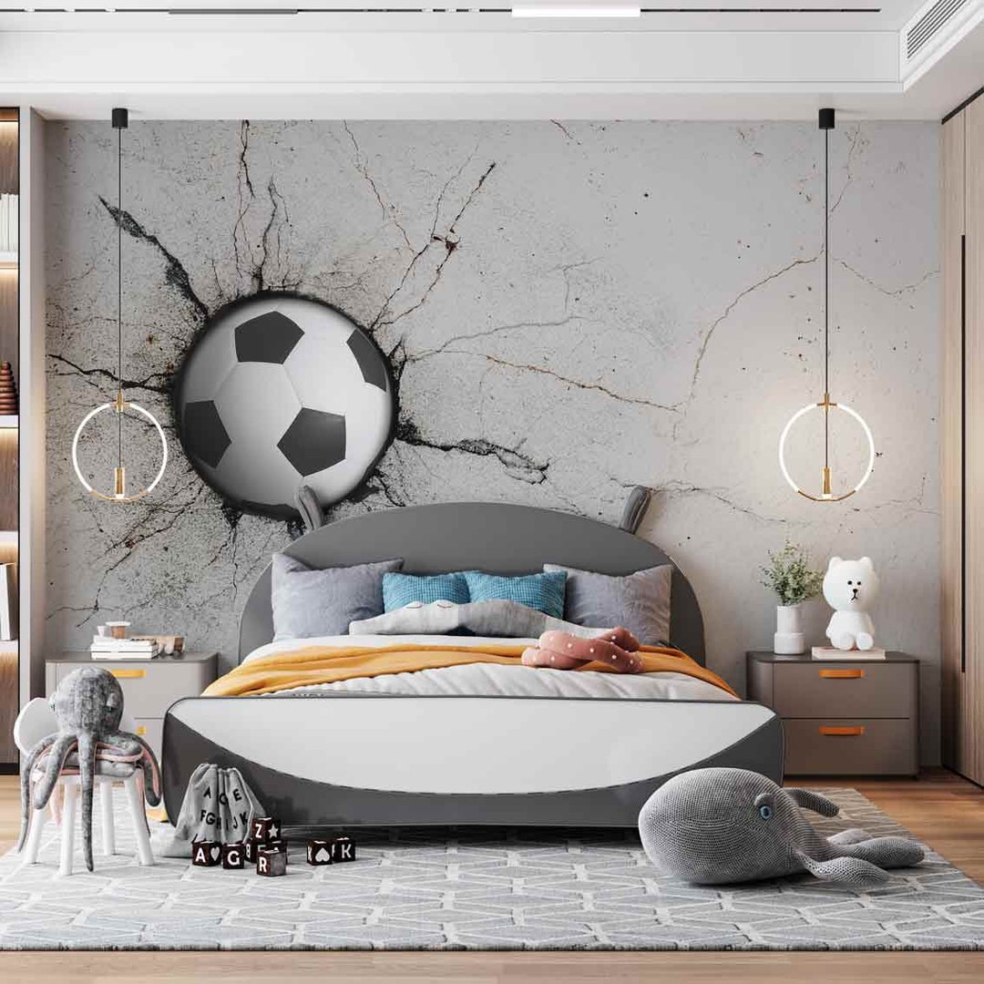 Football Wallpaper for Children's Rooms, Joey Style 708, the Child's ...