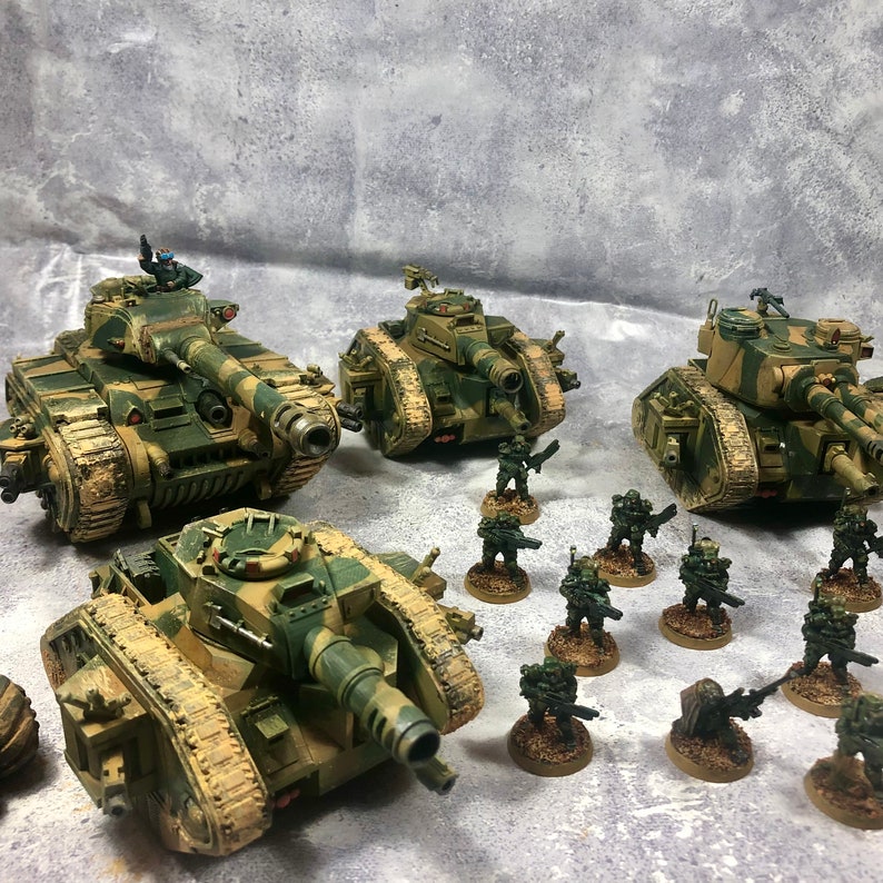CUSTOM ARMY SAMPLE - Astra Militarum Painted Army - Etsy