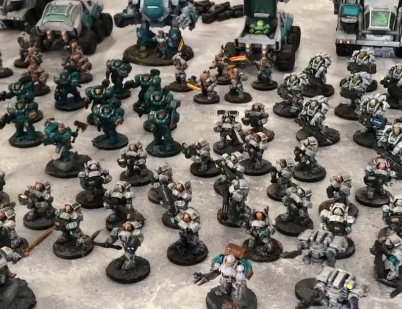 CUSTOM ARMY Painted and Ready to Play Your Favorite Wargame Warhammer ...