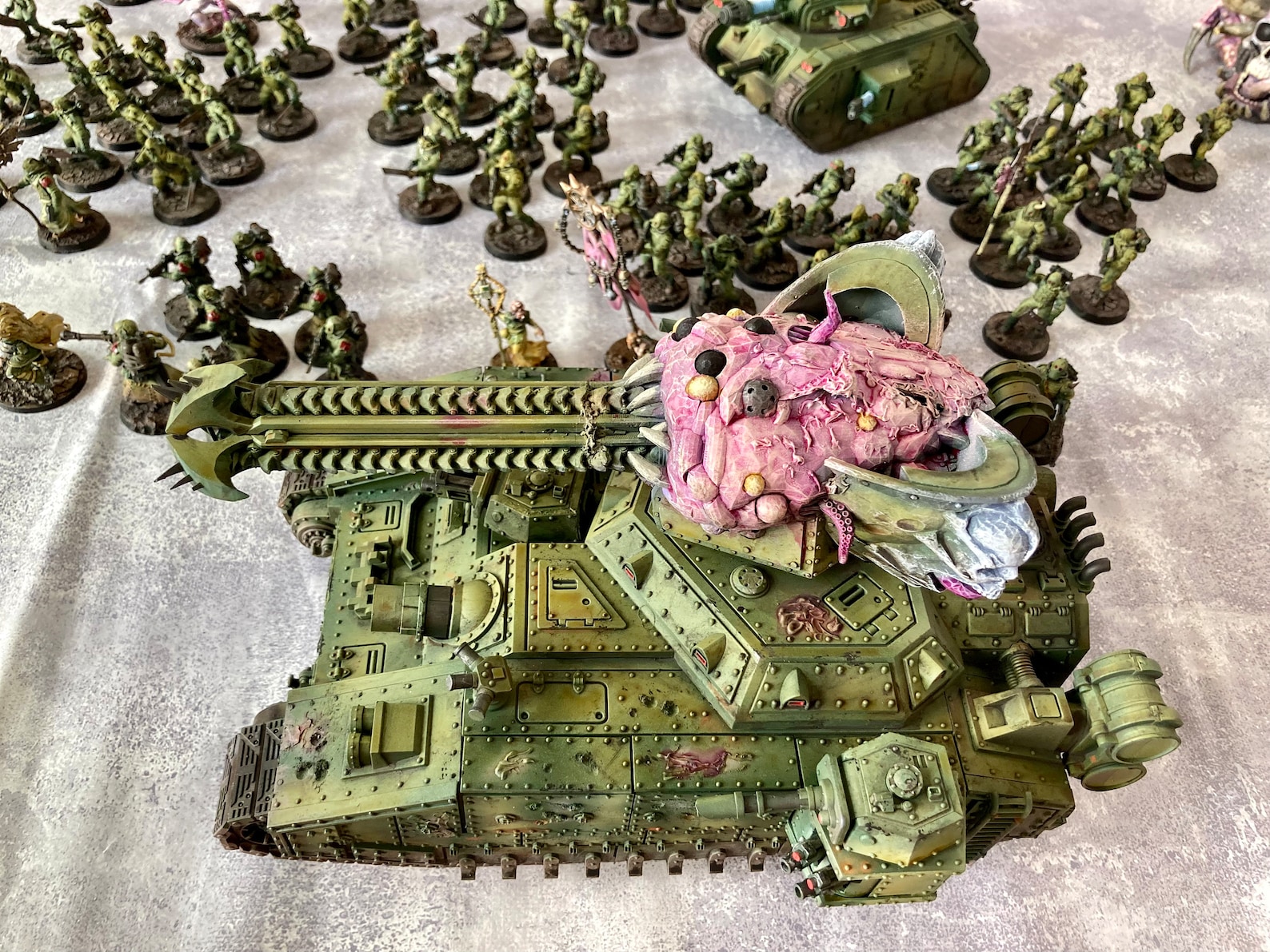 CUSTOM ARMY SAMPLE - Traitor Imperial Guard Army Painted - Vraksian ...