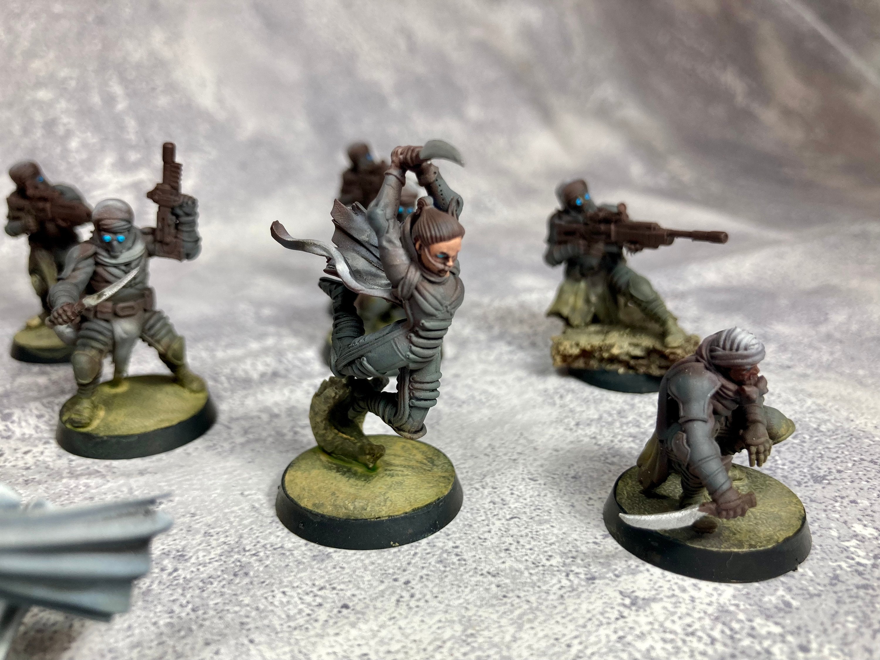 CUSTOM ARMY SAMPLE Warhammer 40K Villeneuve's Dune Inspired Fremen Army ...