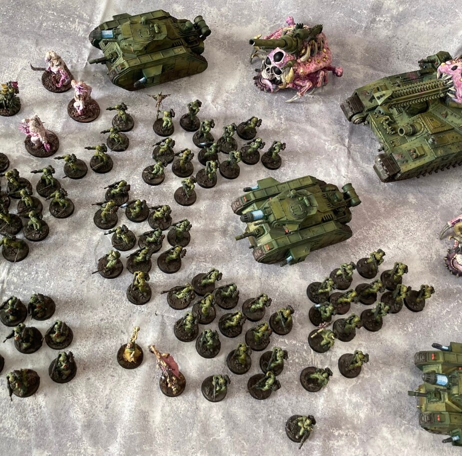 CUSTOM ARMY Painted and Ready to Play Your Favorite Wargame Warhammer ...