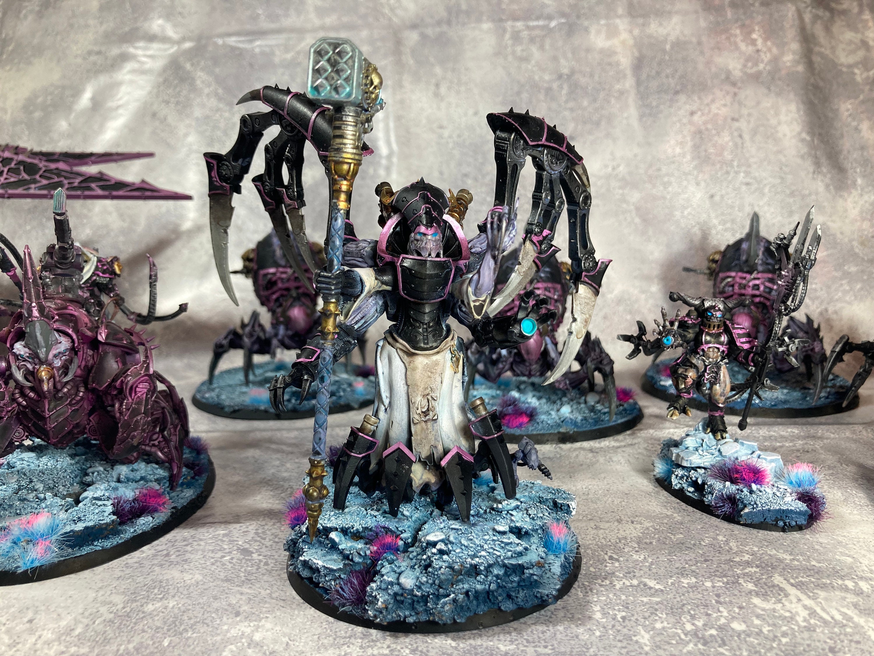 Chaos Daemon Engines Dark Beauty Lead by Vashtorr the Arkifane Painted ...