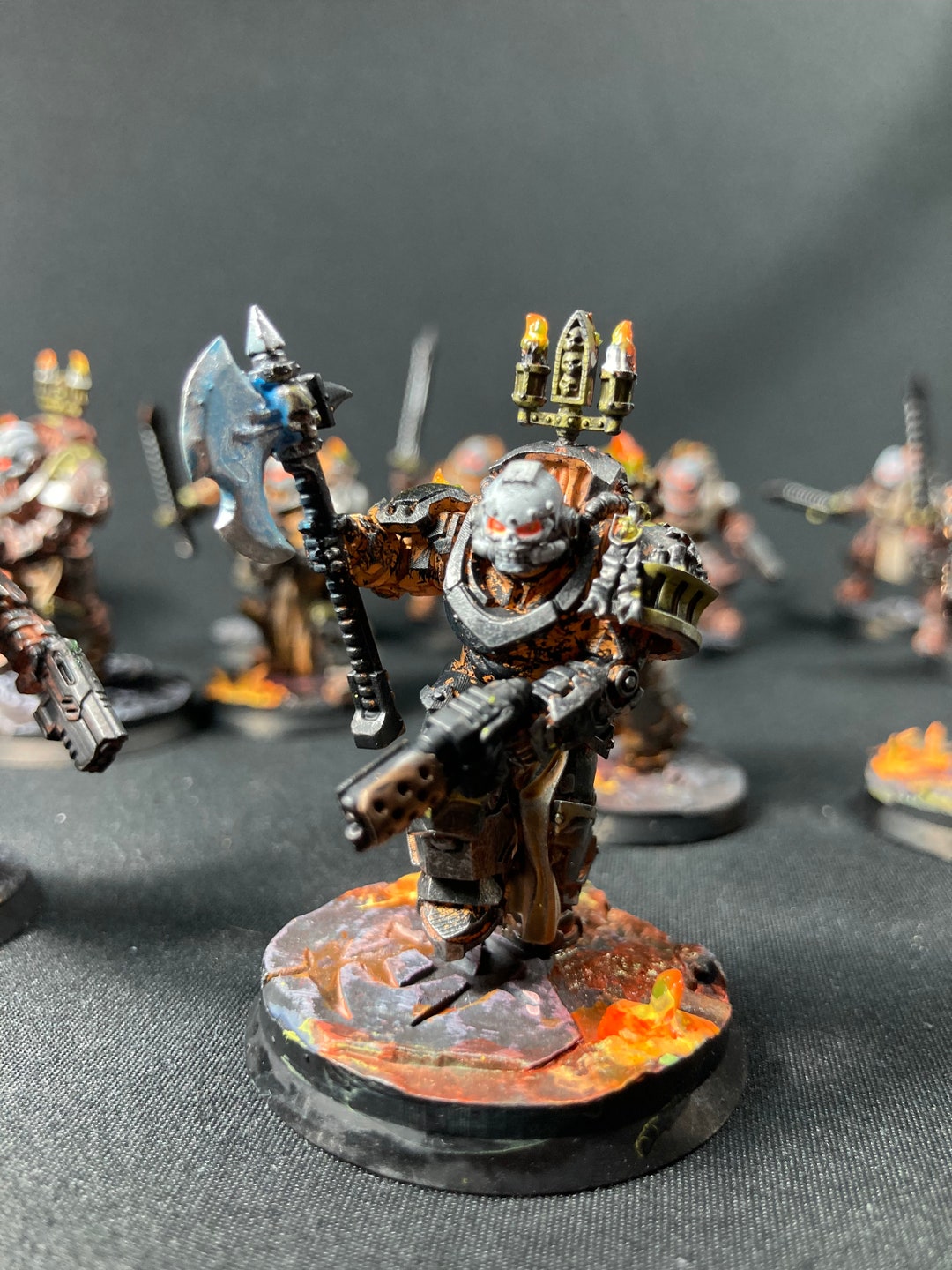 CUSTOM ARMY SAMPLE - Legion of the Damned Space Marines Adeptus ...