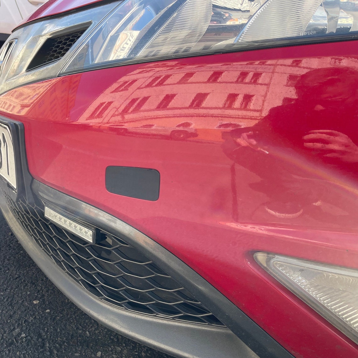 Honda Civic 8th Front Tow Eye Cover Bumper Insert FN2 8g Mk8 VIII Euro ...
