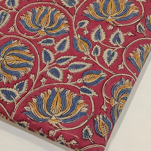 Hand Printed Fabric - Etsy