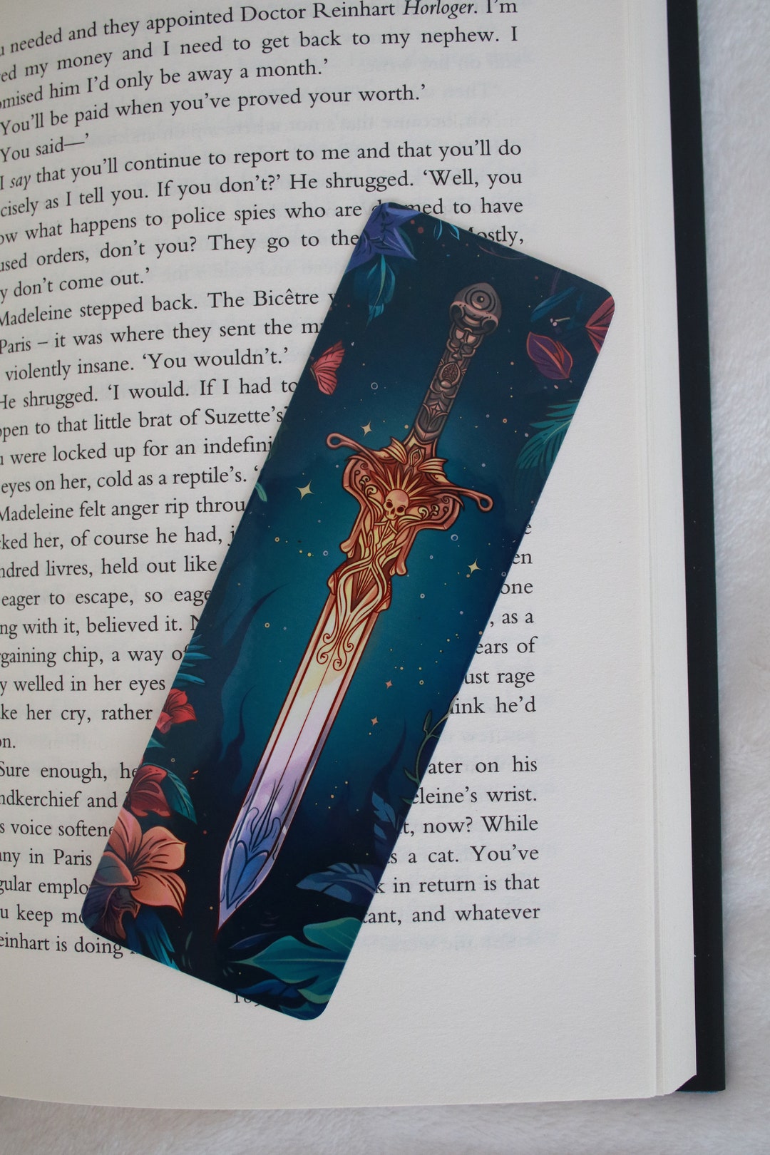 Fantasy Bookmark - Fantasy Sword Bookmark - Book Lover Gift - Fantasy ...