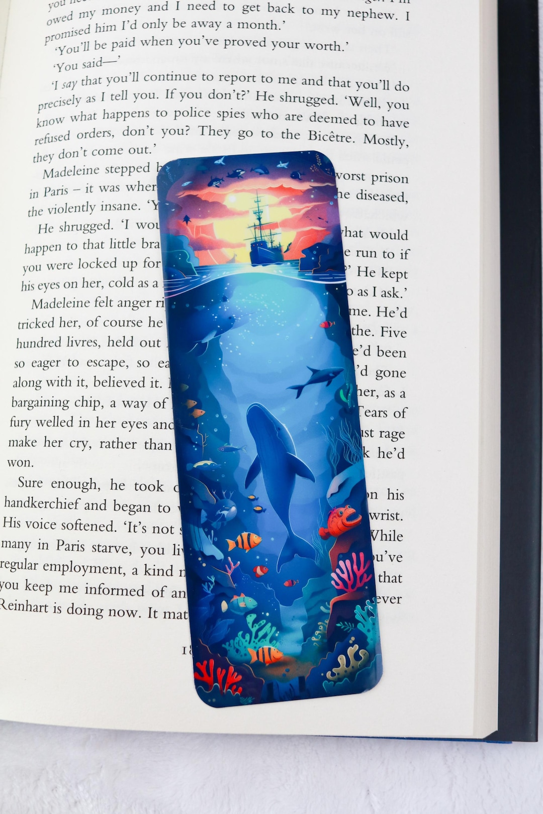 Sea World Fantasy Bookmark - Under the Sea Bookmark - Book Lover Gift ...