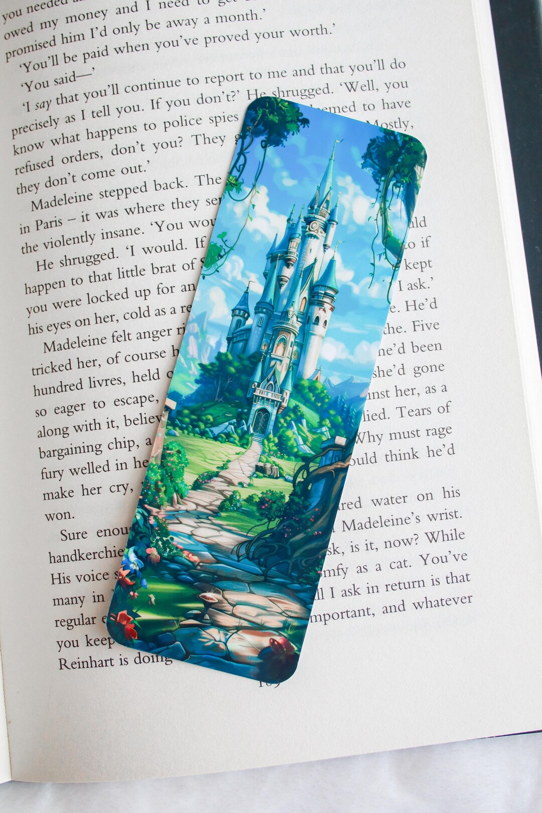 Cute Fantasy Bookmark - Fairy Tale Castle Bookmark - Middle Grade ...