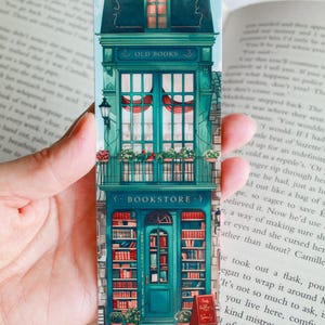 Cute Bookshop Bookmark - Cozy Reading Space Bookmark - Book Lover Gift ...