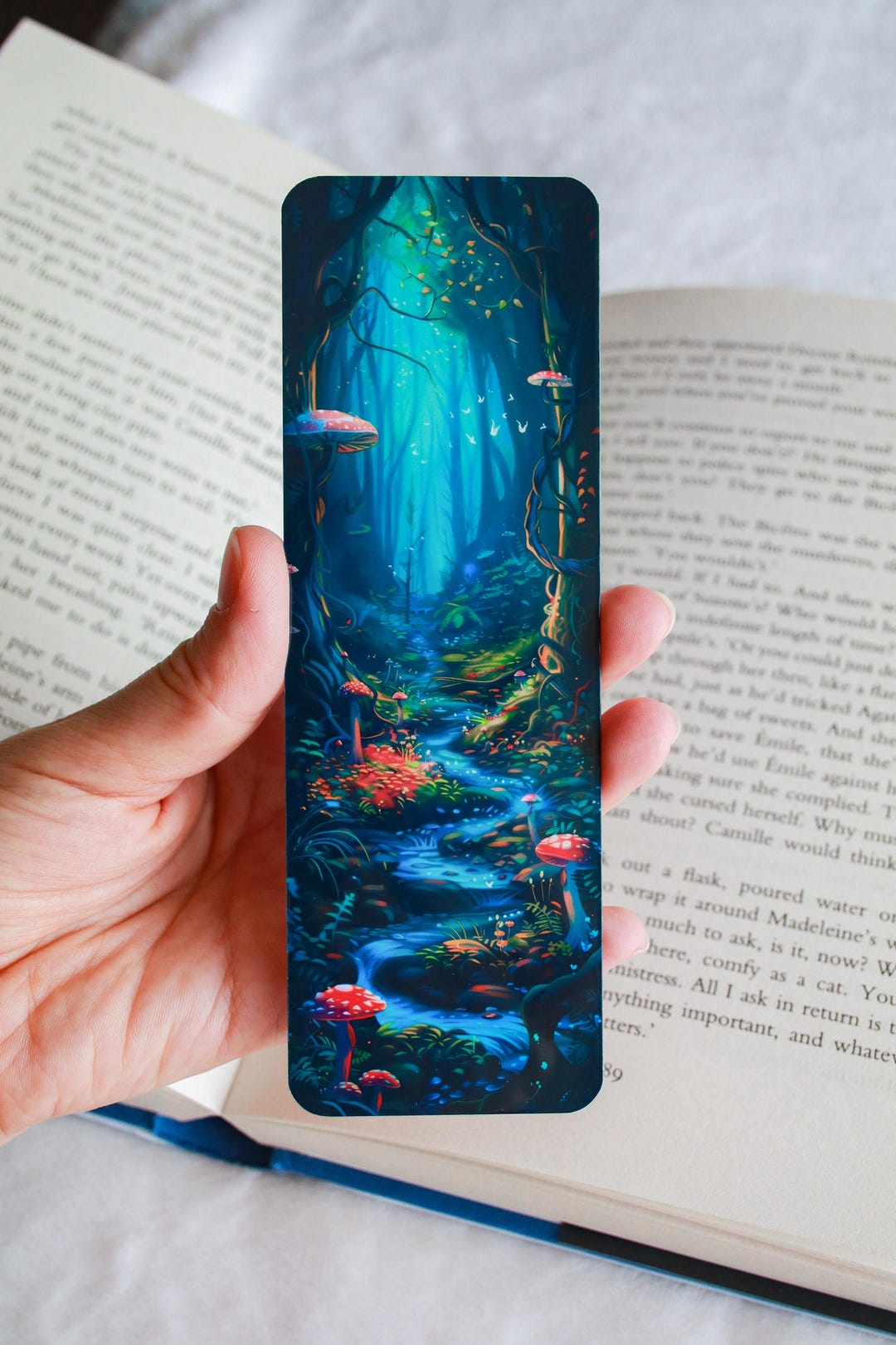 Enchanted Forest Fantasy Bookmark - Fairy World Bookmark - Whimsical ...
