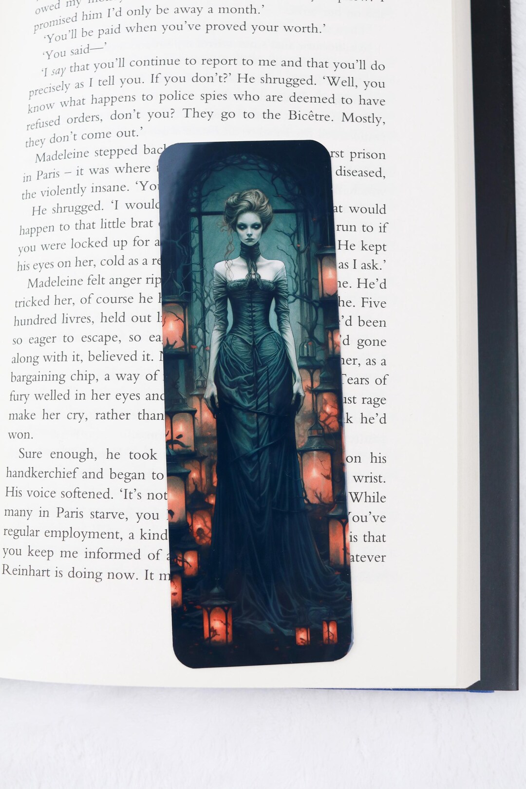 Gothic Bookmark - Horror Bookmark - Ghost Story Bookmark - Dark Fantasy ...
