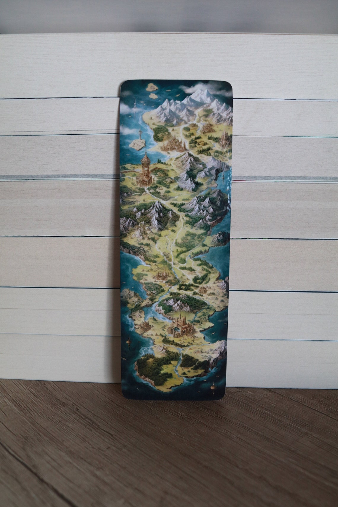 Fantasy World Bookmark - Fantasy Map Bookmark - Book Lover Gift ...