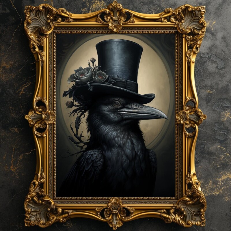 Raven Artwork - Etsy