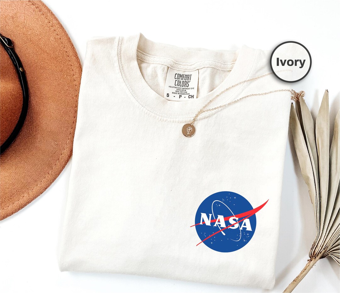 Nasa Logo Pocket Shirt, Nasa Comfort Colors Tee, Nasa Logo Shirt ...
