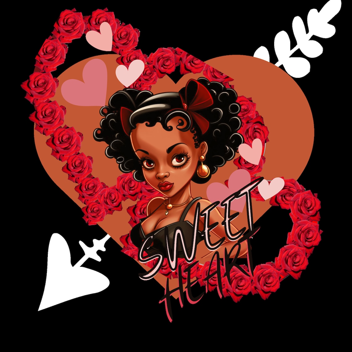 Betty Boop Png, Black Betty Boop,png-instant Download - Etsy