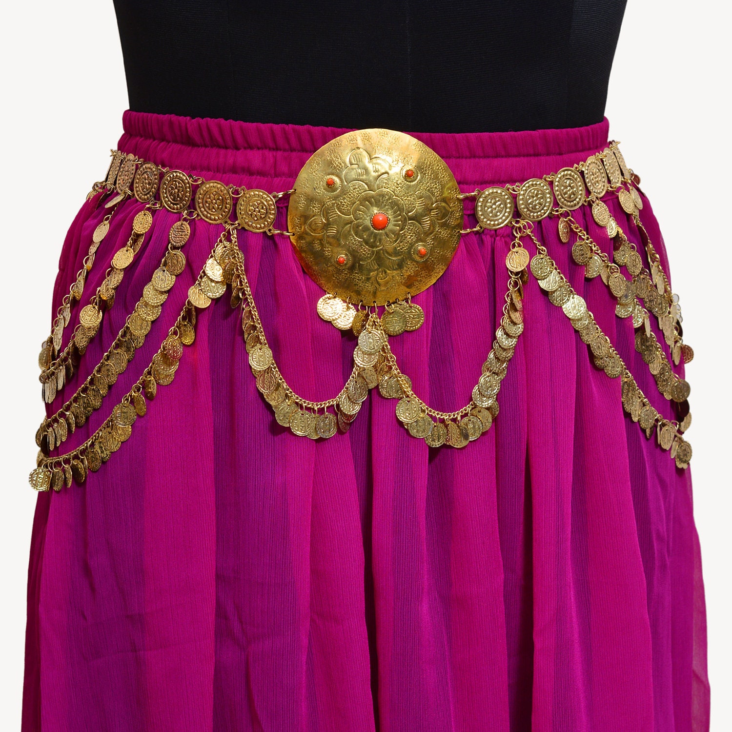 Four Line Coin Belt for Belly Danceing - Etsy