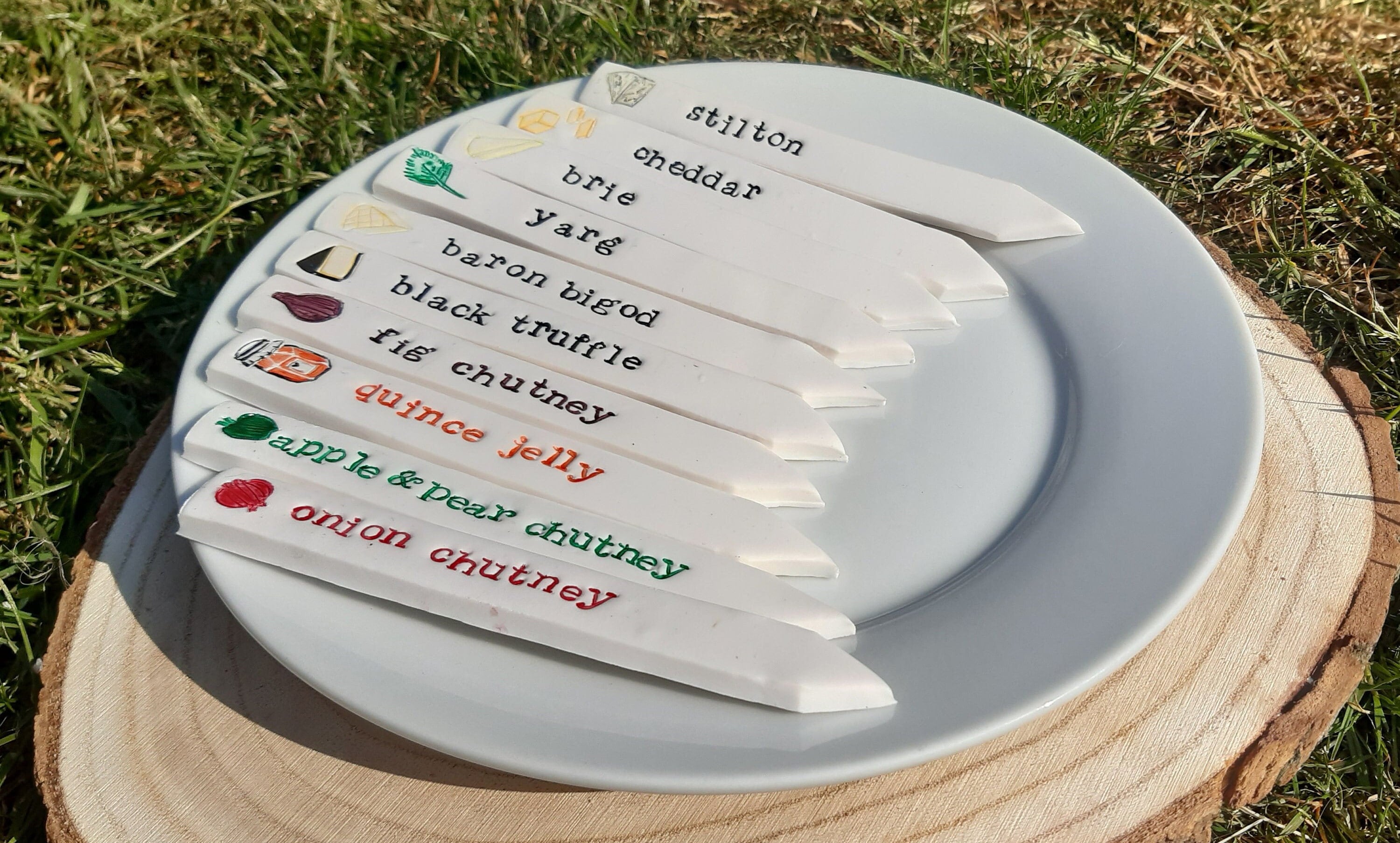 Cheese Markers Cheese Labels Food Labels Cheese Board - Etsy