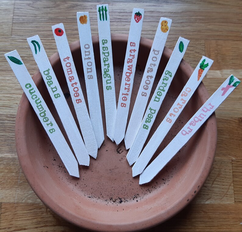Seed Markers Plant Labels Herb Markers. Garden Decor. - Etsy