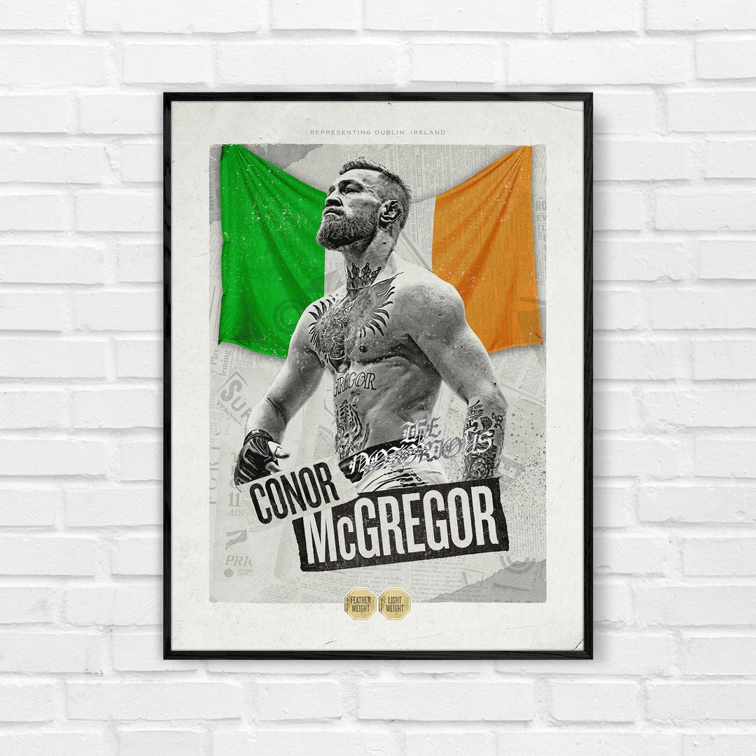 Conor Mcgregor Poster Poster Digital Download the Notorious UFC Wall ...