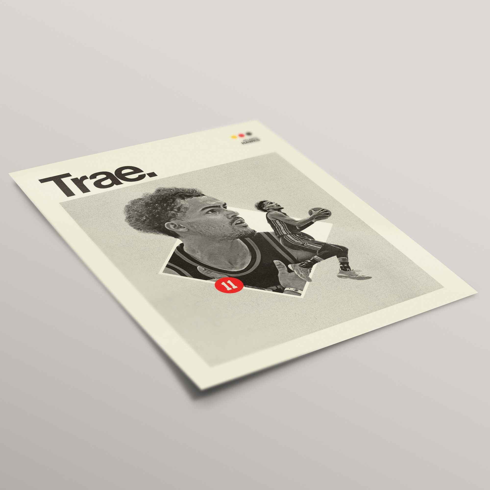 Trae Young Poster Digital Download Atlanta Hawks Poster Basketball ...