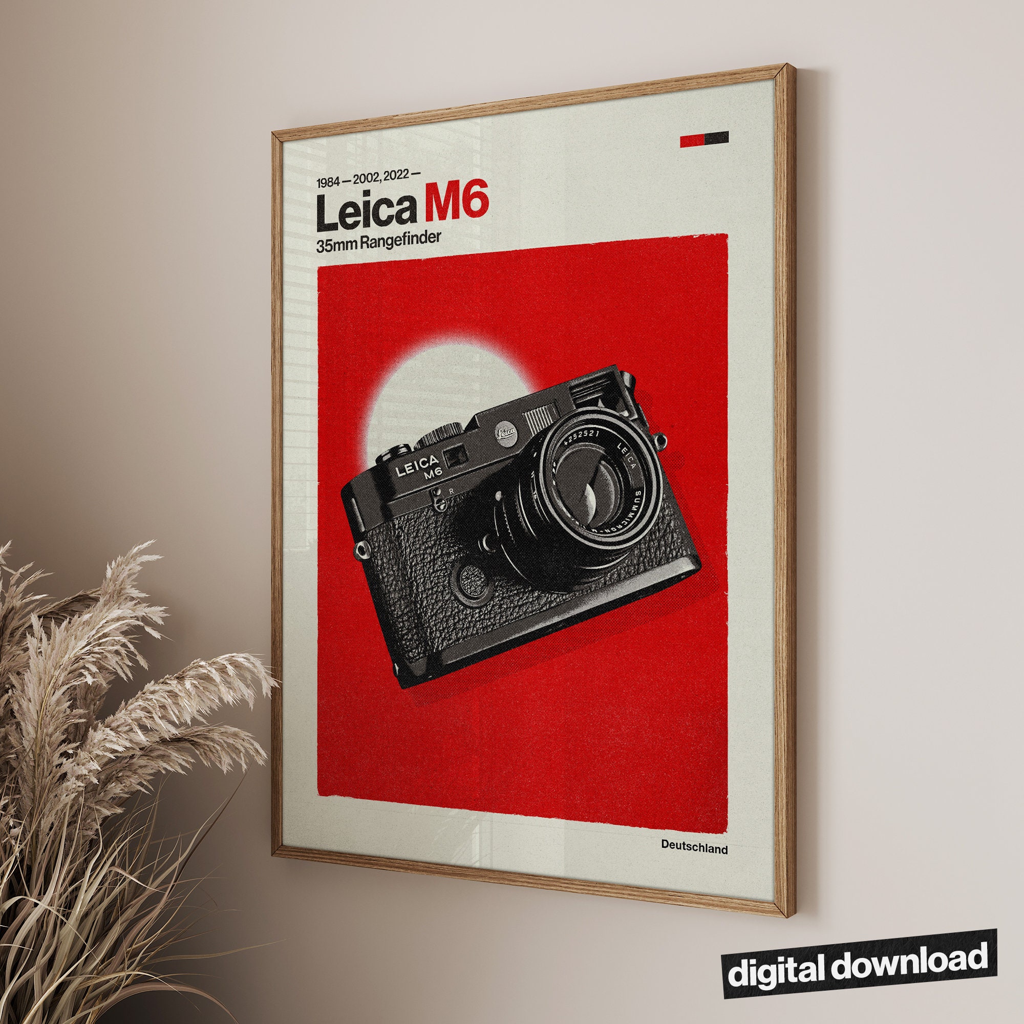 Leica M6 Poster Digital Download Printable 35mm Camera Analog ...