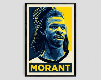 Ja Morant Digital Poster Svg - Etsy Australia