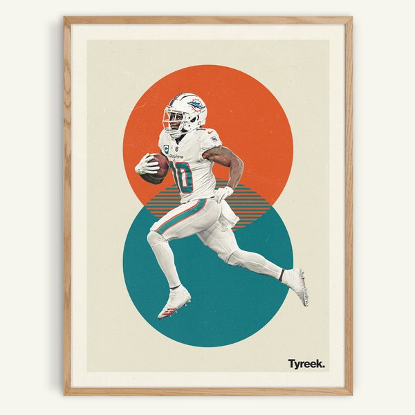 Vintage Miami Dolphins Poster - Etsy