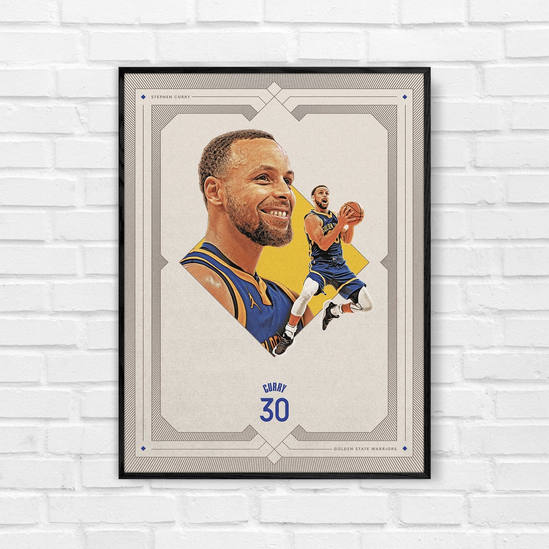 Stephen Curry Steph Poster Golden State Warriors NBA Printable Digital ...