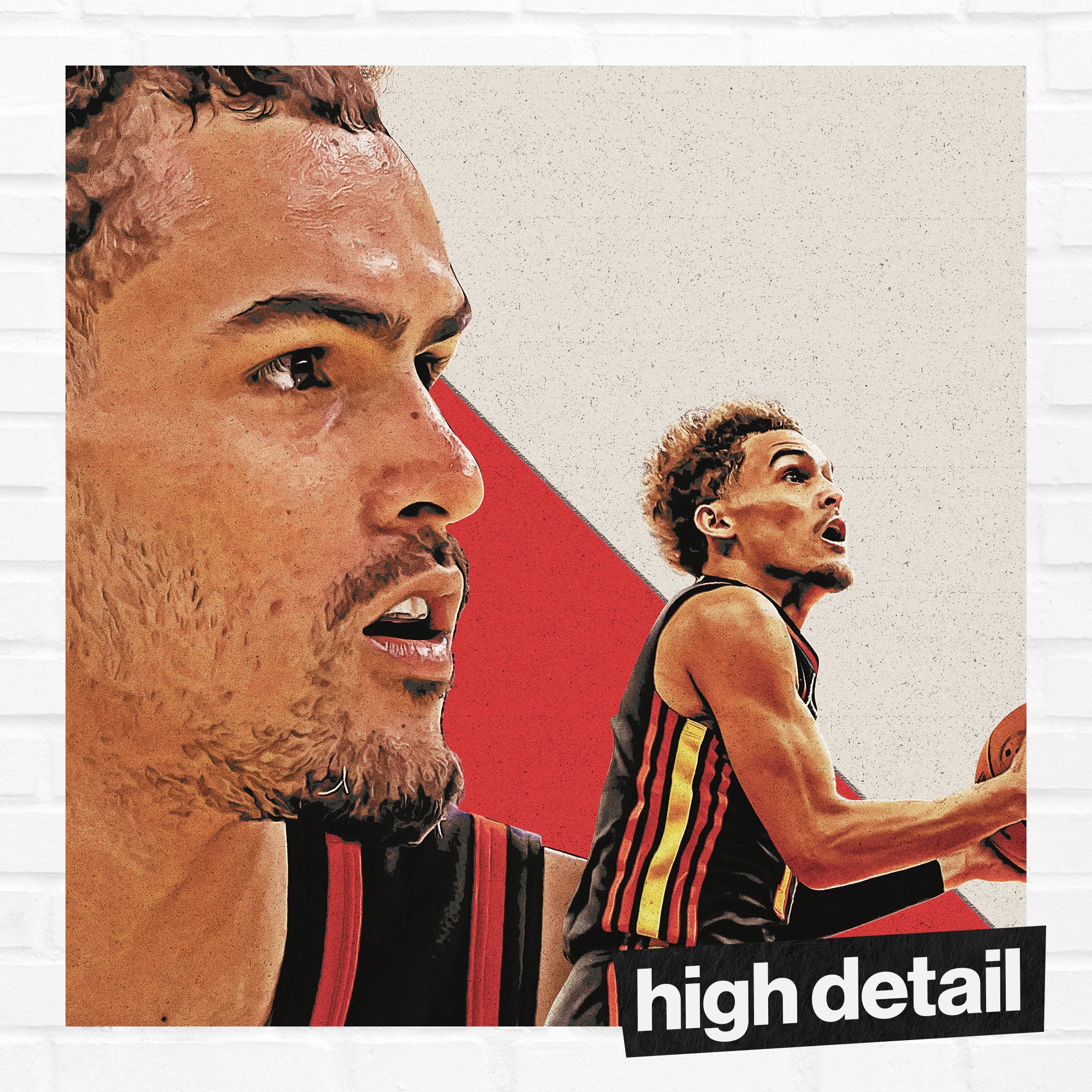 Trae Young Poster Atlanta Hawks Poster Basketball Design NBA Print 6x8 ...
