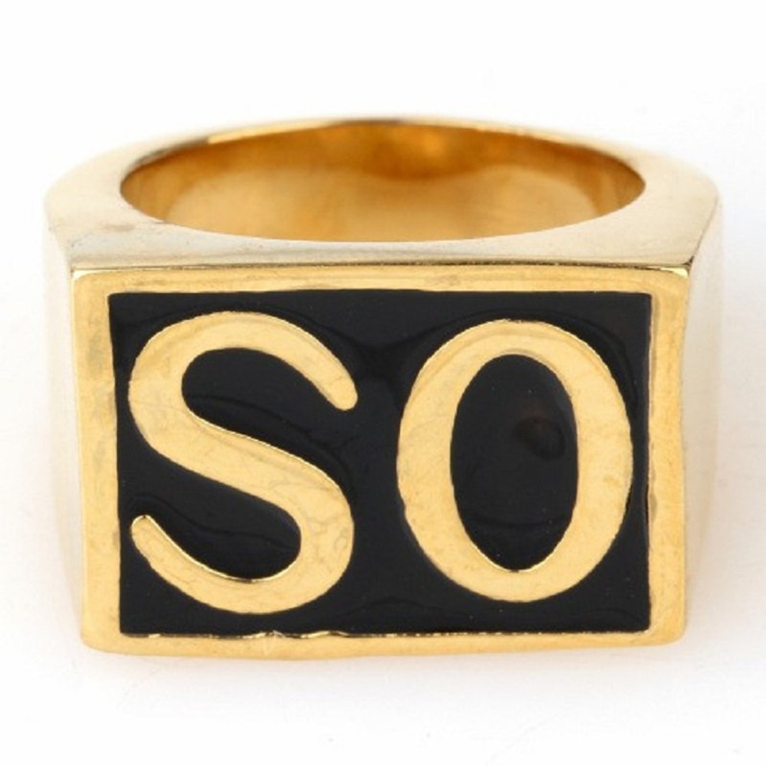 Men's Sons of Anarchy Ring, Soa Signet Ring, Stainless Steel Gothic ...