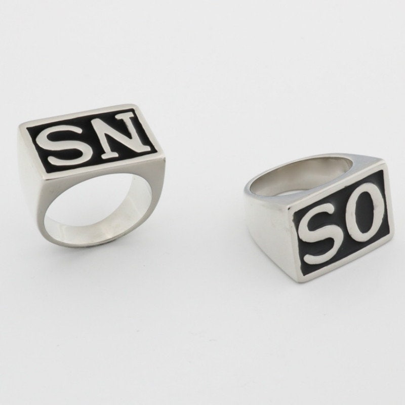 Men's Sons of Anarchy Ring, Soa Signet Ring, Biker, Gothic, Anarchy ...