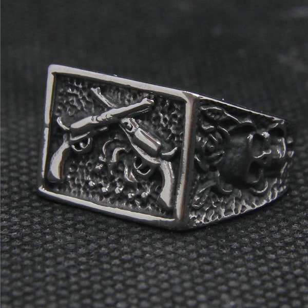 Steel Revolver Ring - Etsy