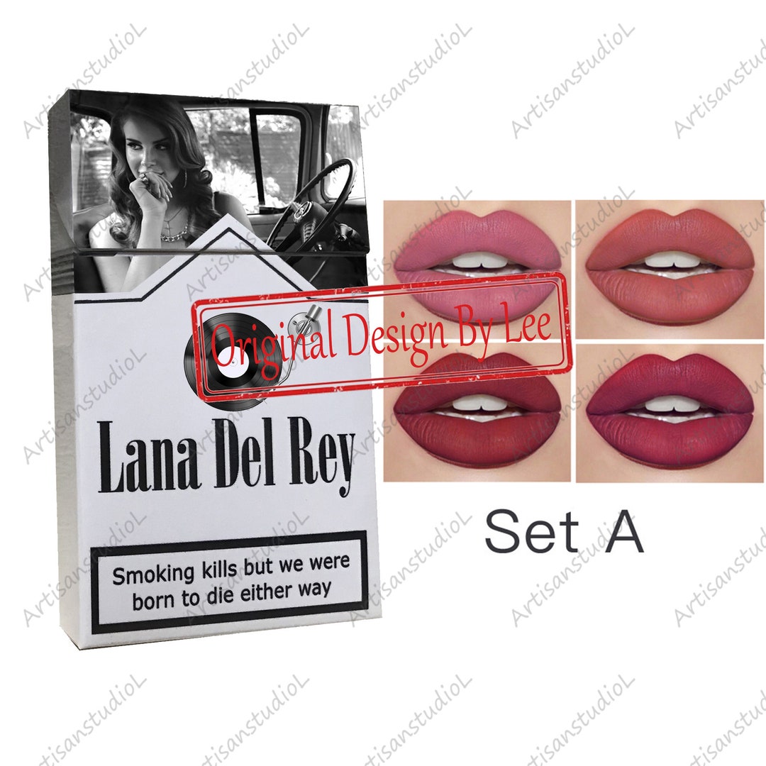 Lana Del Rey Lipstick, Lana Del Rey Poster Box, Personalized Lana Del ...
