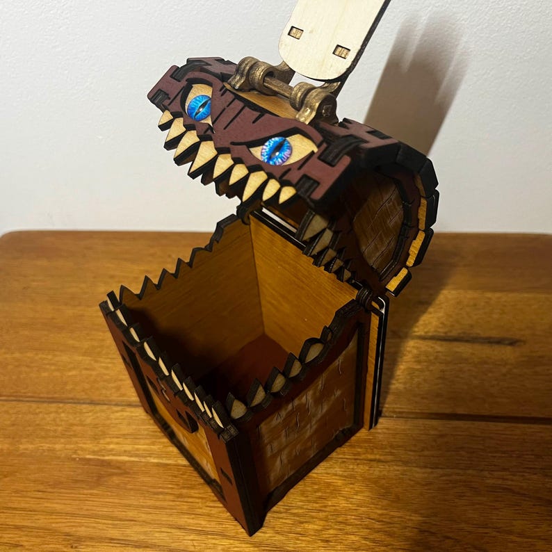 Made to Order 110+ Card DND Inspired Mimic Deck Box With Magnet Locking ...