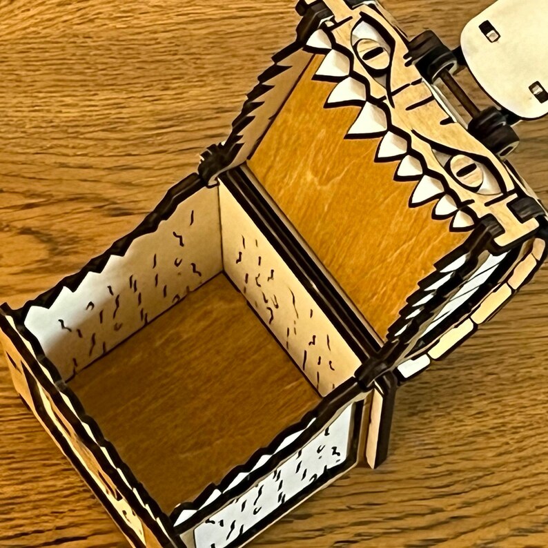 Made to Order 110 Card DND Inspired Mimic Deck Box With Magnet Locking ...