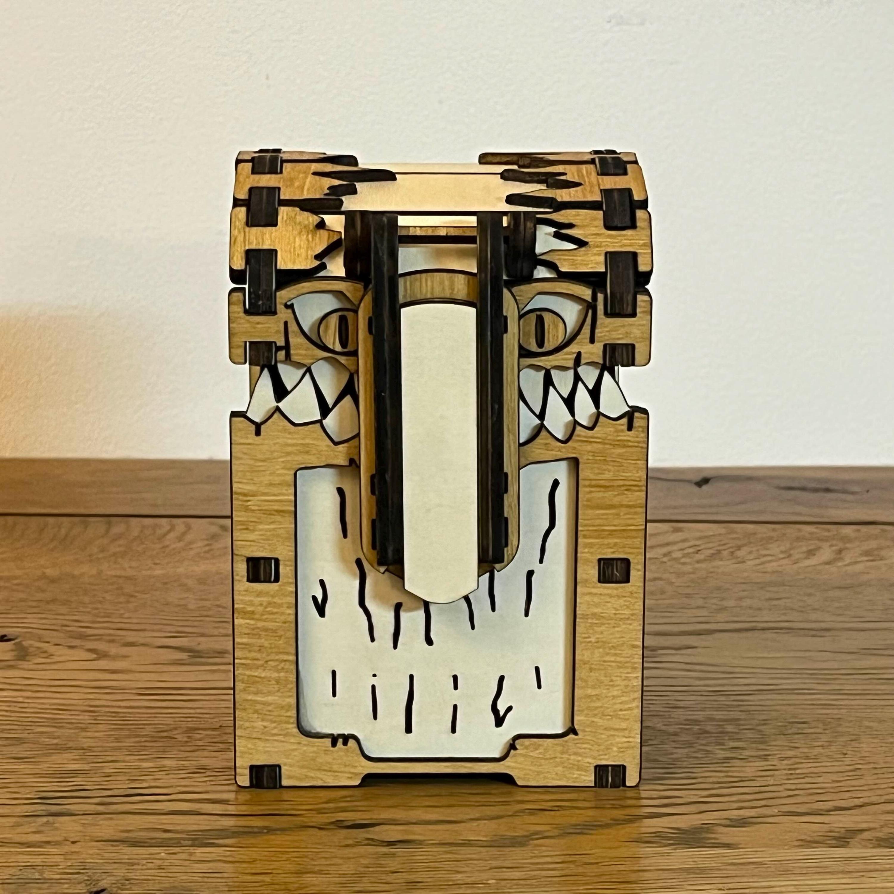 Made to Order 110 Card DND Inspired Mimic Deck Box With Magnet Locking ...