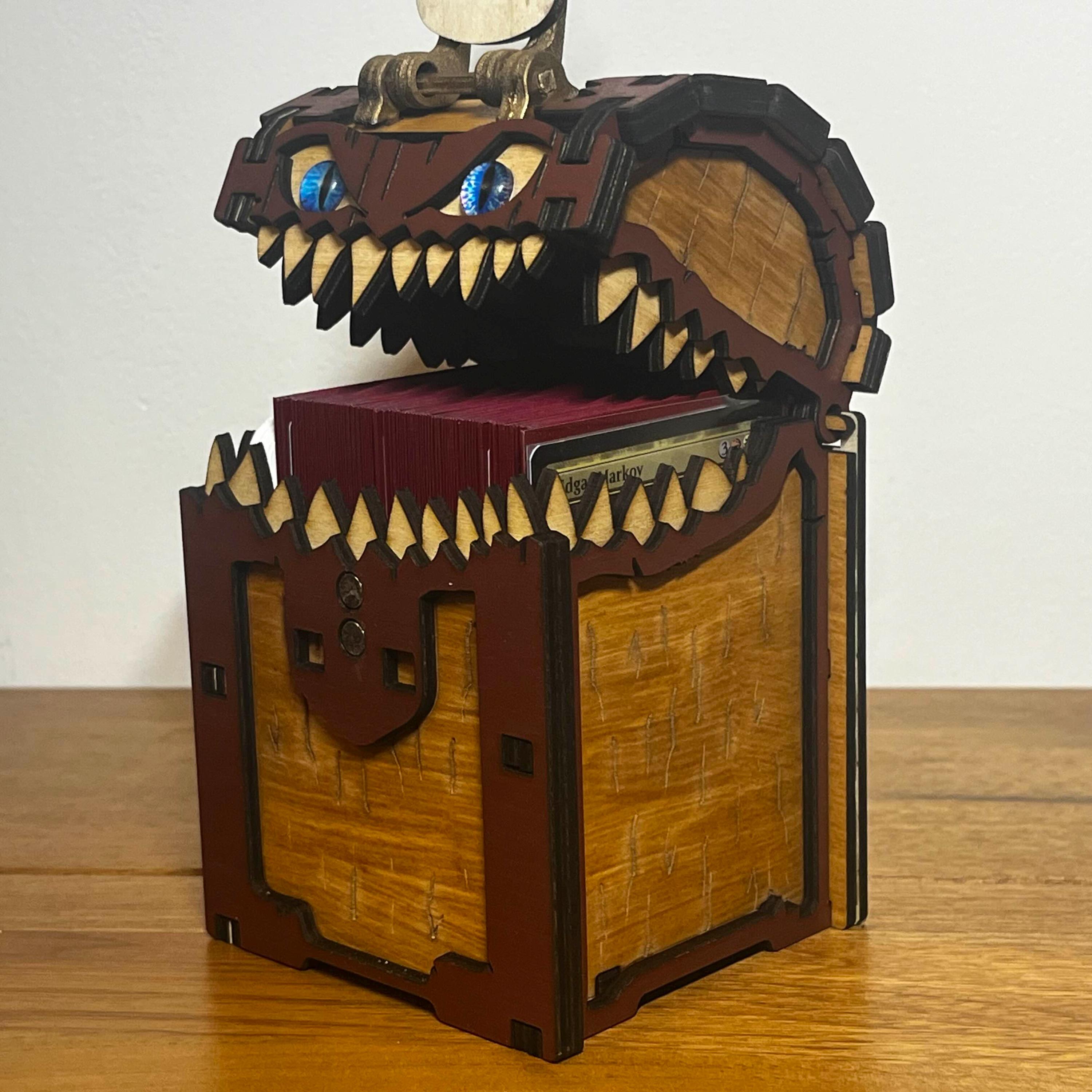 Made to Order 110+ Card DND Inspired Mimic Deck Box With Magnet Locking ...