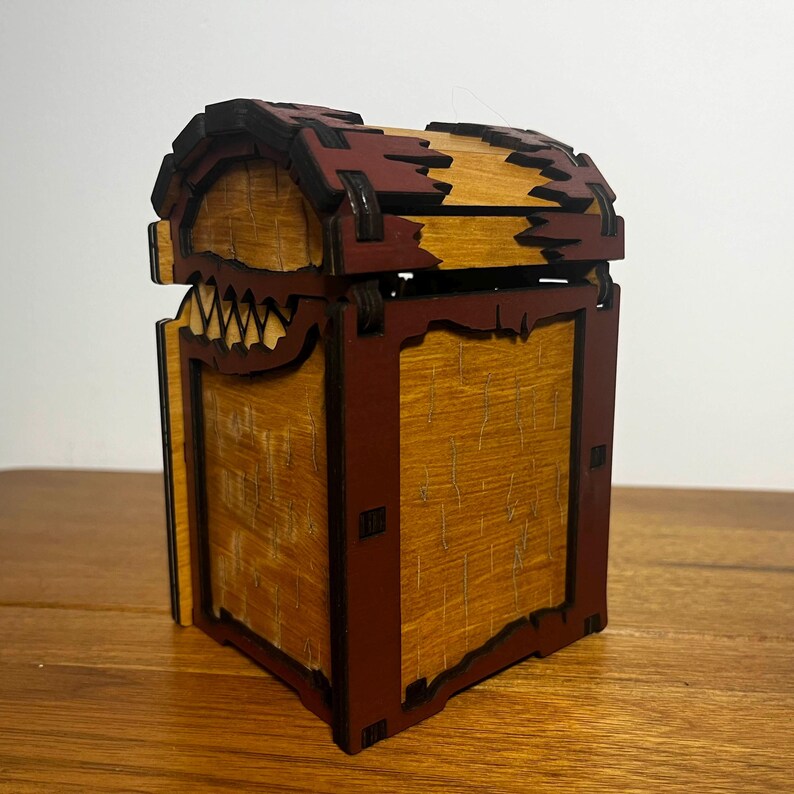 Made to Order 110+ Card DND Inspired Mimic Deck Box With Magnet Locking ...