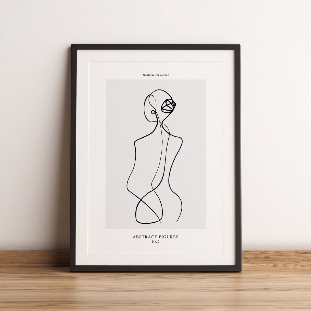 Printable Line Art Minimalist Print Abstract Line Art Print Minimalist ...
