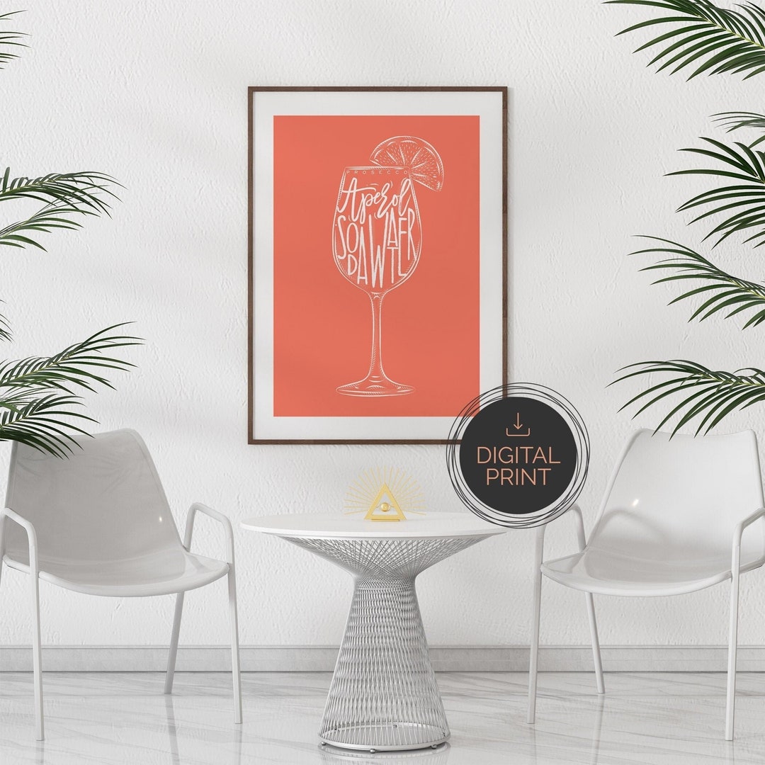 Printable Spritz Poster Aperol Spritz Recipe Print - Etsy Portugal