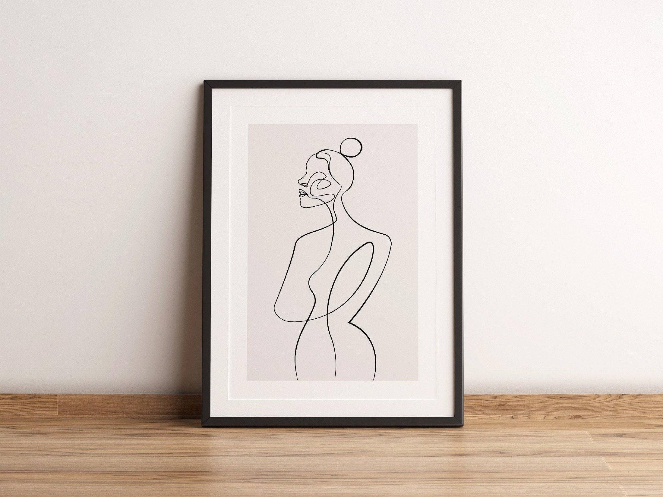 Set of 3 Printable Line Art Posters Line Art Woman Body Prints Line Art ...