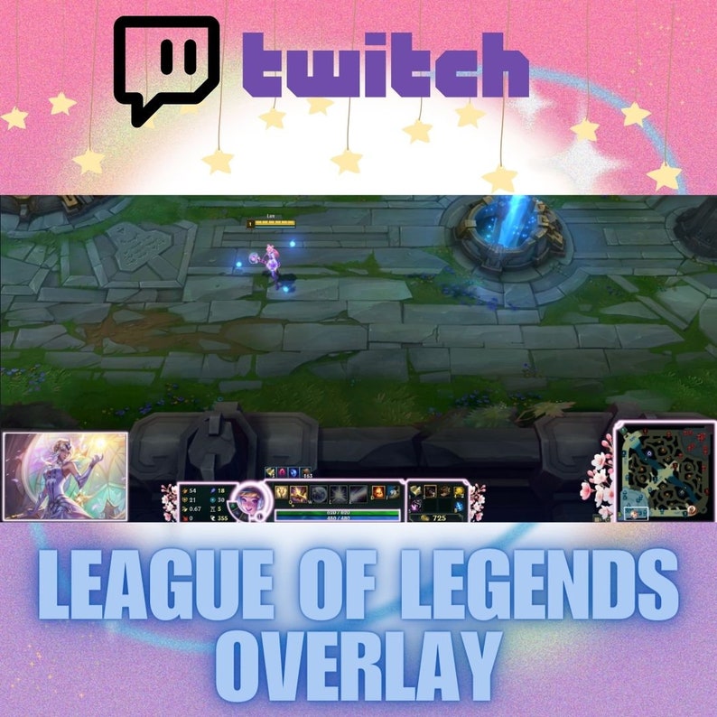 League of Legends Overlay Sakura Pink Edition | Twitch Lol Overlay Pink ...