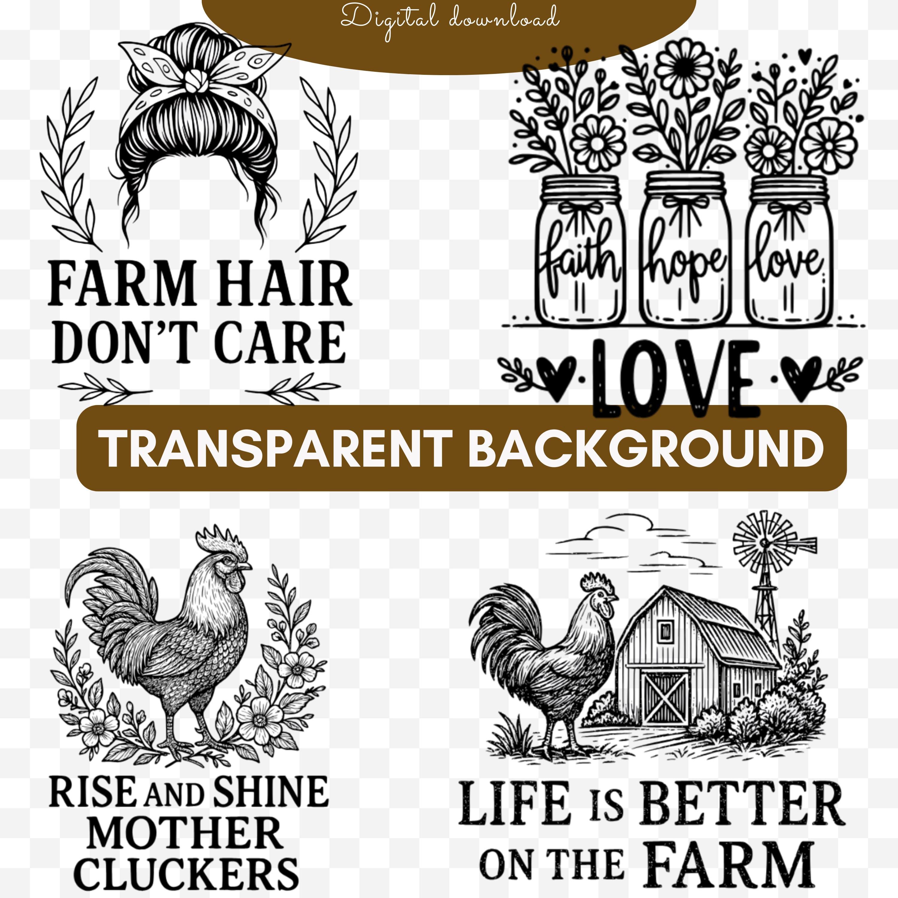 Farmhouse SVG Bundle | Funny Farm Sayings SVG | Country Life Clipart ...