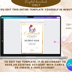 Cake Decoration Certificate of Completion, Cake Icing Extension Course ...