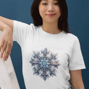Watercolor Blue Snowflakes Clipart, Winter Snowflake Clipart, Snowflake ...